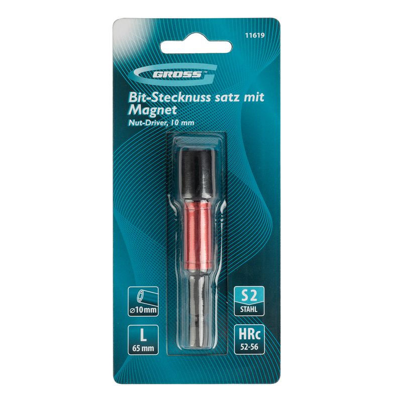 Бита с торцевой головкой Gross 10х65 мм | Инструмент и оборудование
