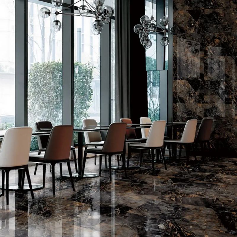 Керамогранит Global Tile Decorum 600х1200х8,5 мм черный полированный ...